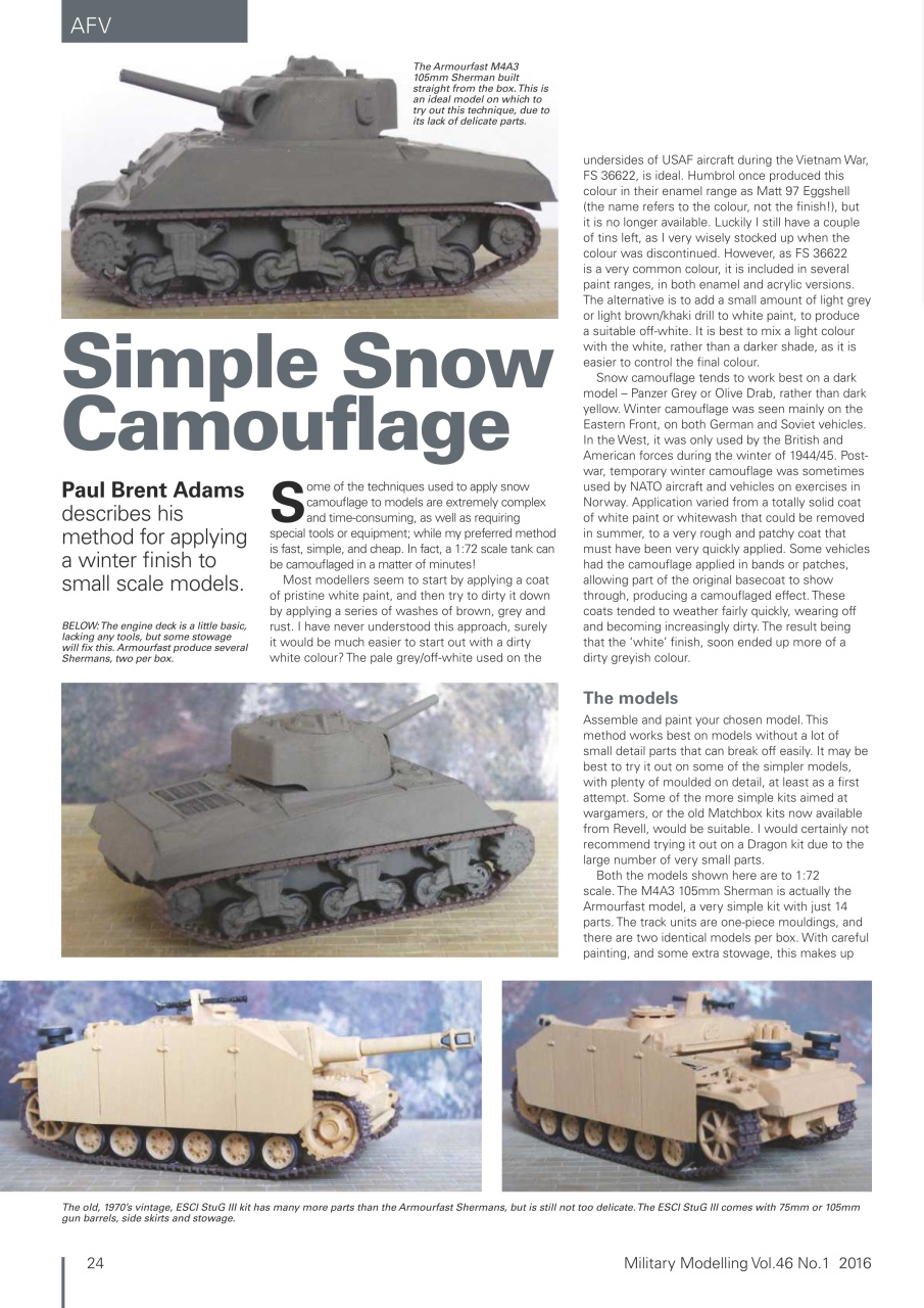 Military Modelling International Magazine - Vol46 No1 Subscriptions ...