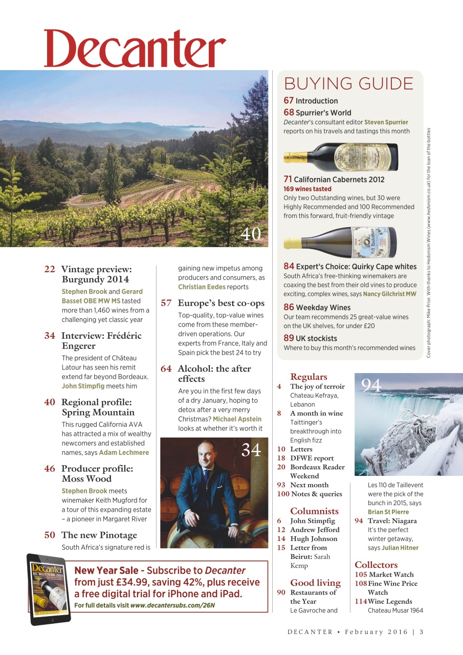 Decanter Magazine - February 2016 Back Issue