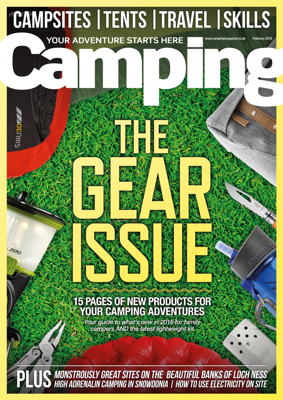 Camping Magazine - THE GEAR ISSUE (Feb 2016) Back Issue