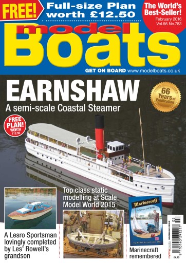 Model Boats Magazine - February 2016 Back Issue