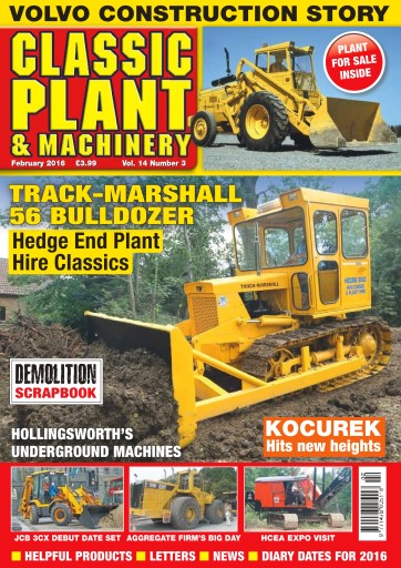 Classic Plant & Machinery Magazine - Vol. 14 No. 3 Track-Marshall 56 ...