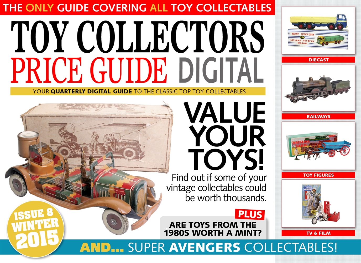 Toy Collectors Price Guide Magazine - Winter 2015 Back Issue
