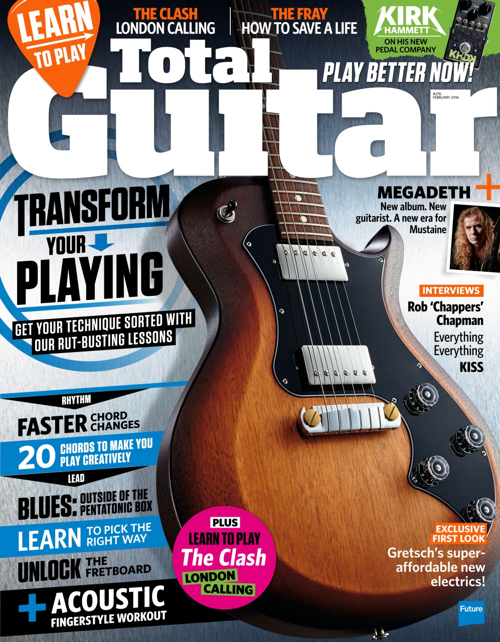 Total Guitar Magazine - February 2016 Back Issue