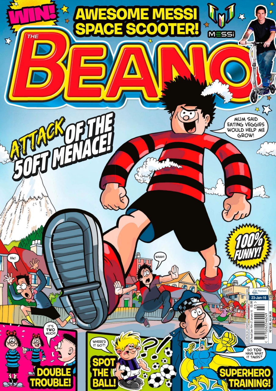Beano Magazine - 23rd January 2016 Back Issue