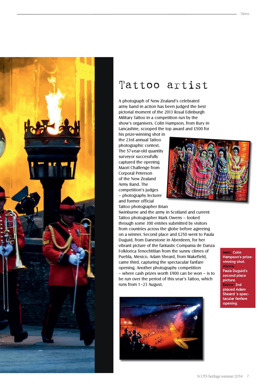 Scots Heritage Magazine - SCOTS Heritage Magazine - Sample Issue ...