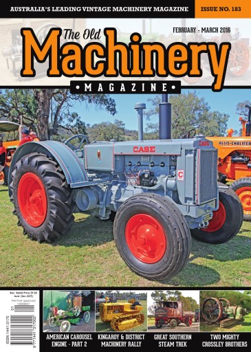 The Old Machinery Magazine - February March Back Issue