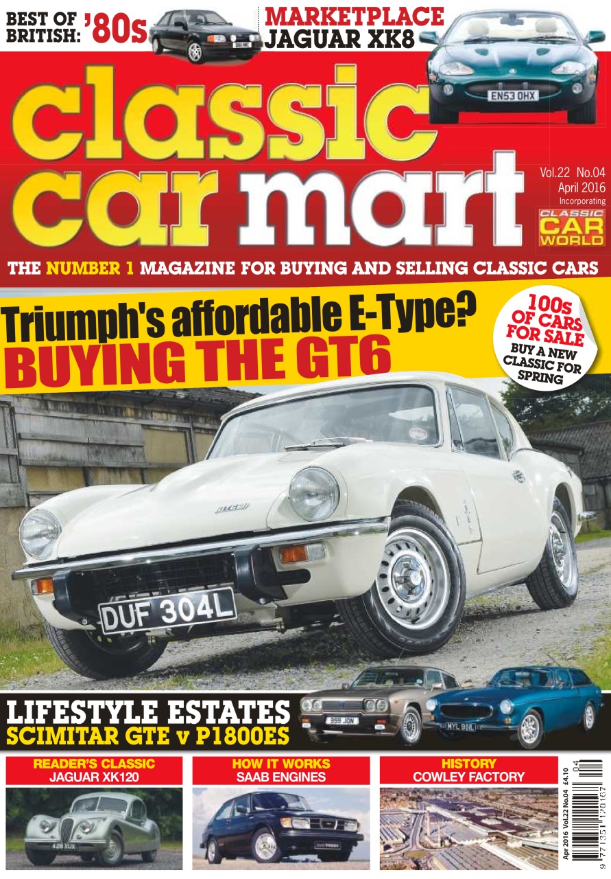 Classic Car Mart Magazine - Vol. 22 No. 4 Triumph's Affordable E-Type ...