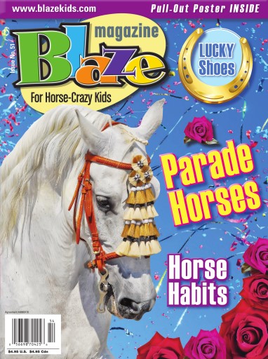 Blaze Magazine For Horse Crazy Kids - Issue No. 51, Winter 2016 Back Issue