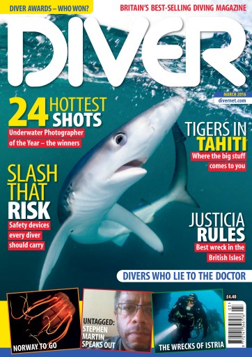 DIVER Magazine - MARCH 2016 Back Issue