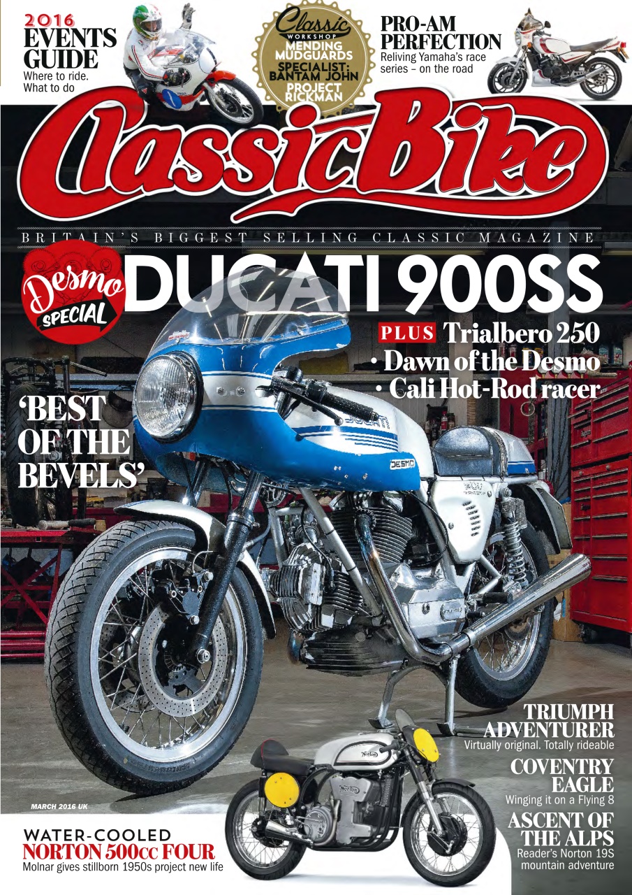Classic Bike Magazine - March 2016 Back Issue