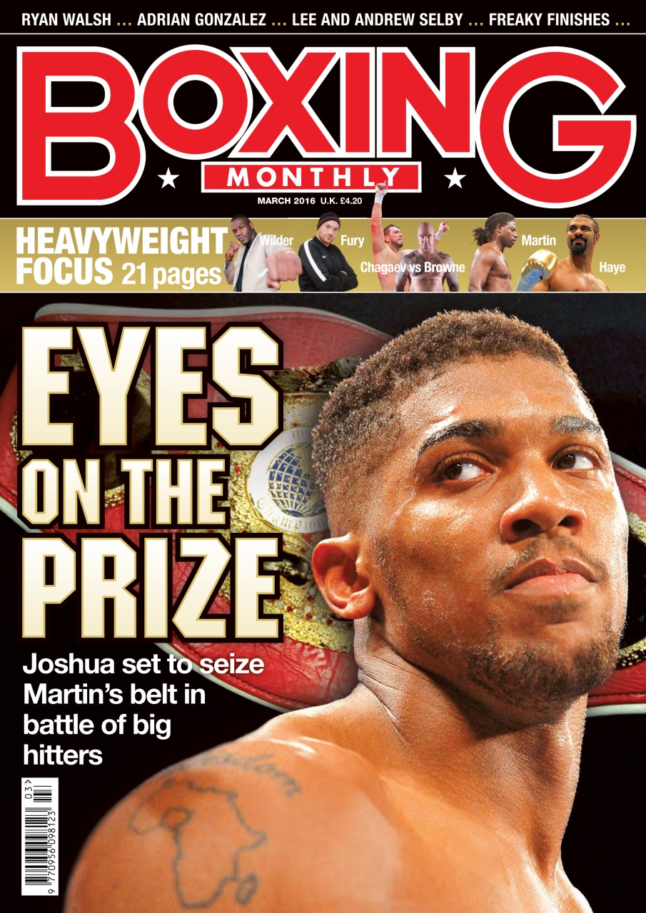 Boxing Monthly Magazine - March 2016 Back Issue