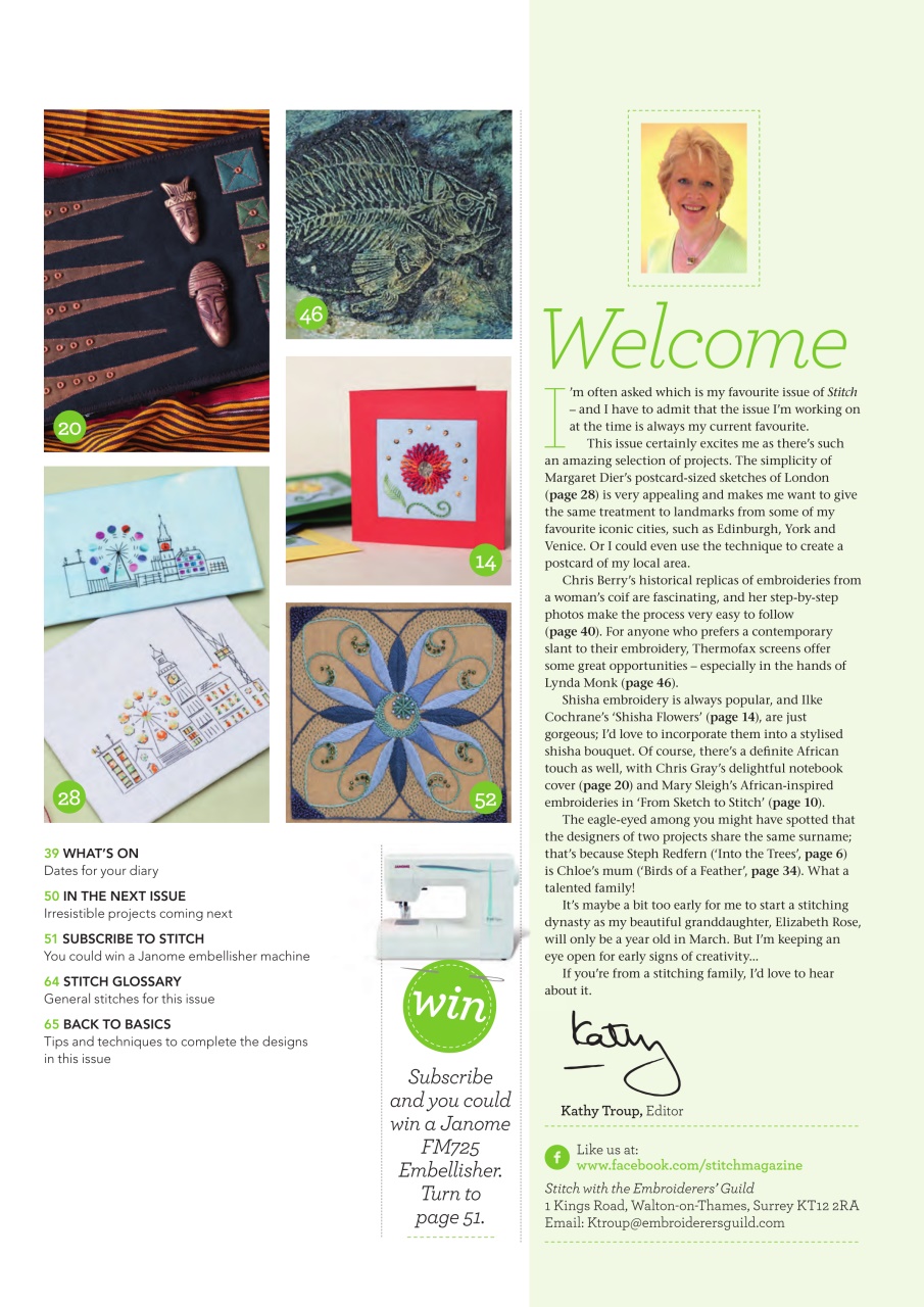 Stitch magazine - Stitch Issue 99 Feb-Mar Back Issue