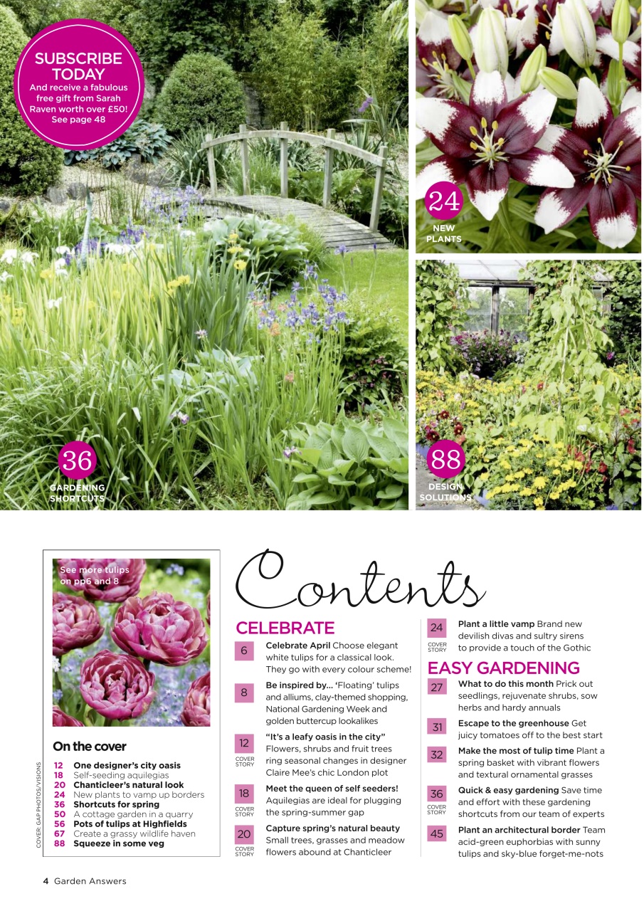 Garden Answers Magazine - April 2016 Subscriptions | Pocketmags