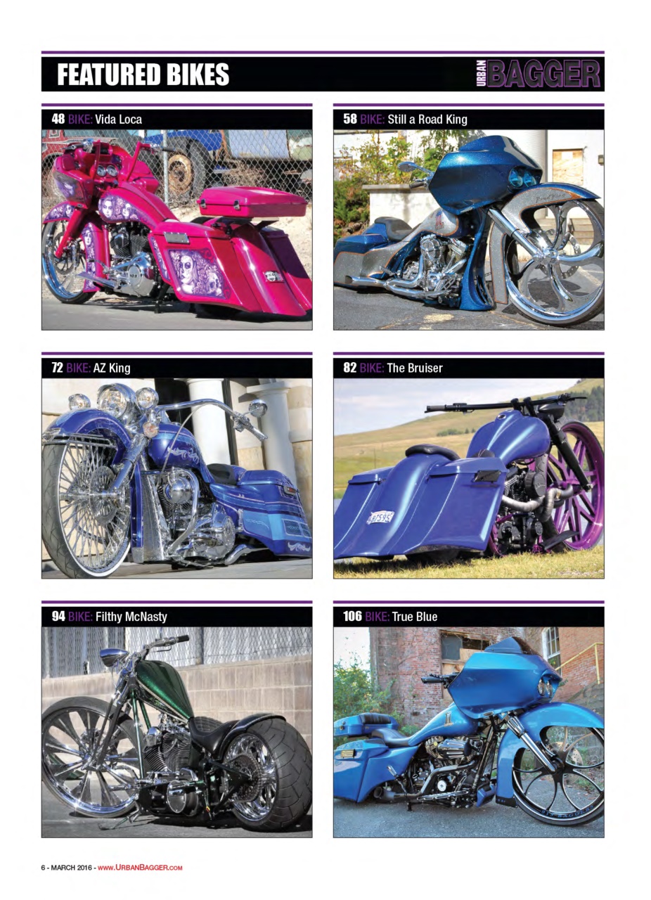 Urban Bagger Magazine - March 2016 Back Issue