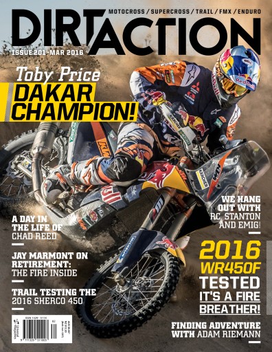 Dirt Action Magazine - Issue#201 Mar 2016 Back Issue