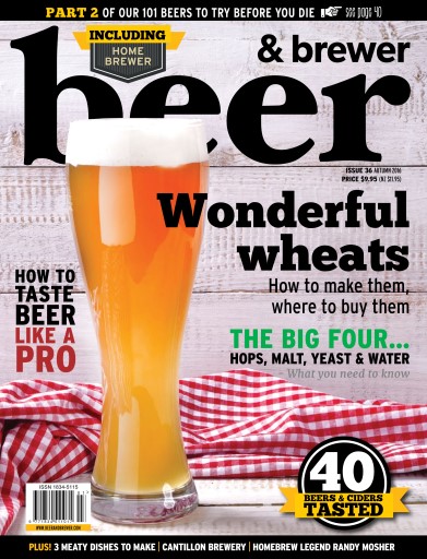 Beer and Brewer Magazine - Autumn 2016 Back Issue