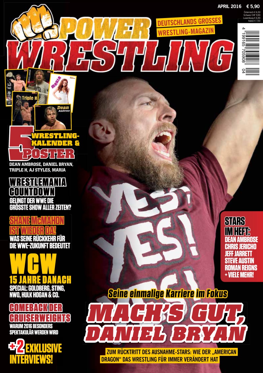 Power-Wrestling Magazine - April 2016 Back Issue