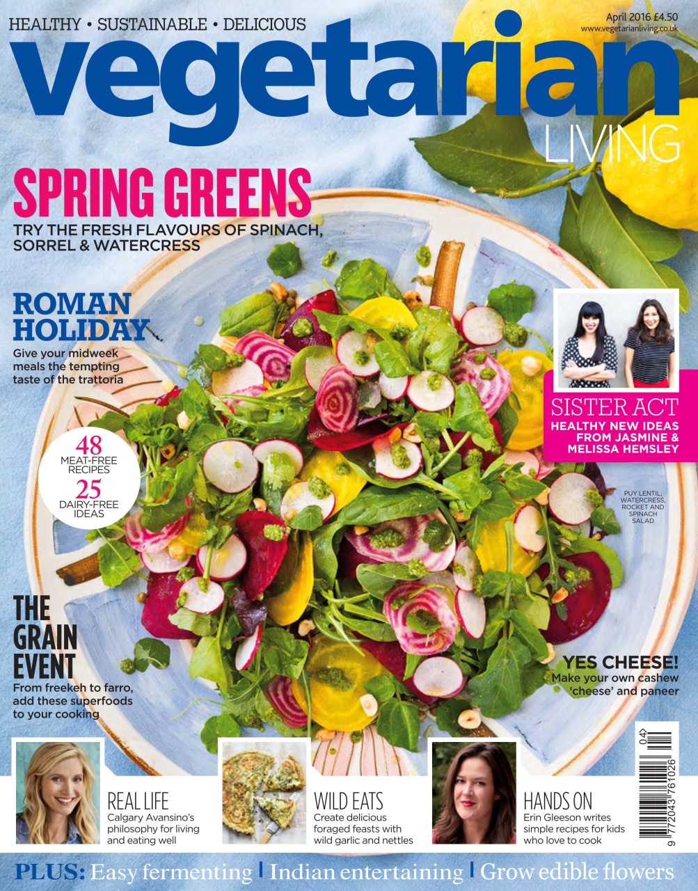 Vegetarian Living Magazine - Apr-16 Back Issue