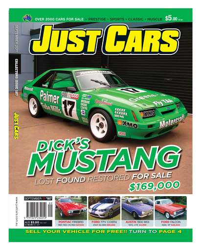 JUST CARS Magazine - JUST CARS Sept Issue 187 Back Issue