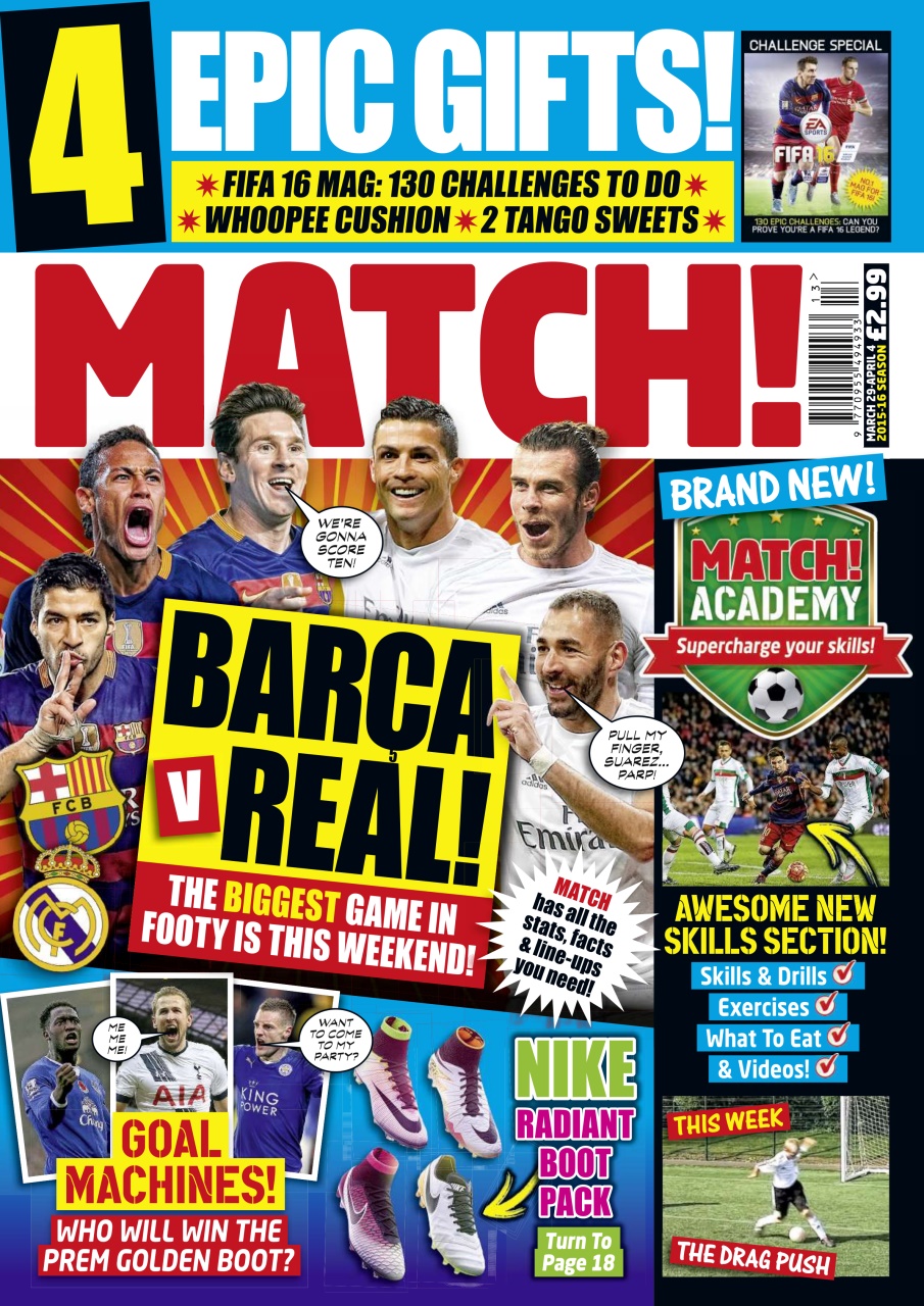 Match Magazine - 29th March 2016 Back Issue