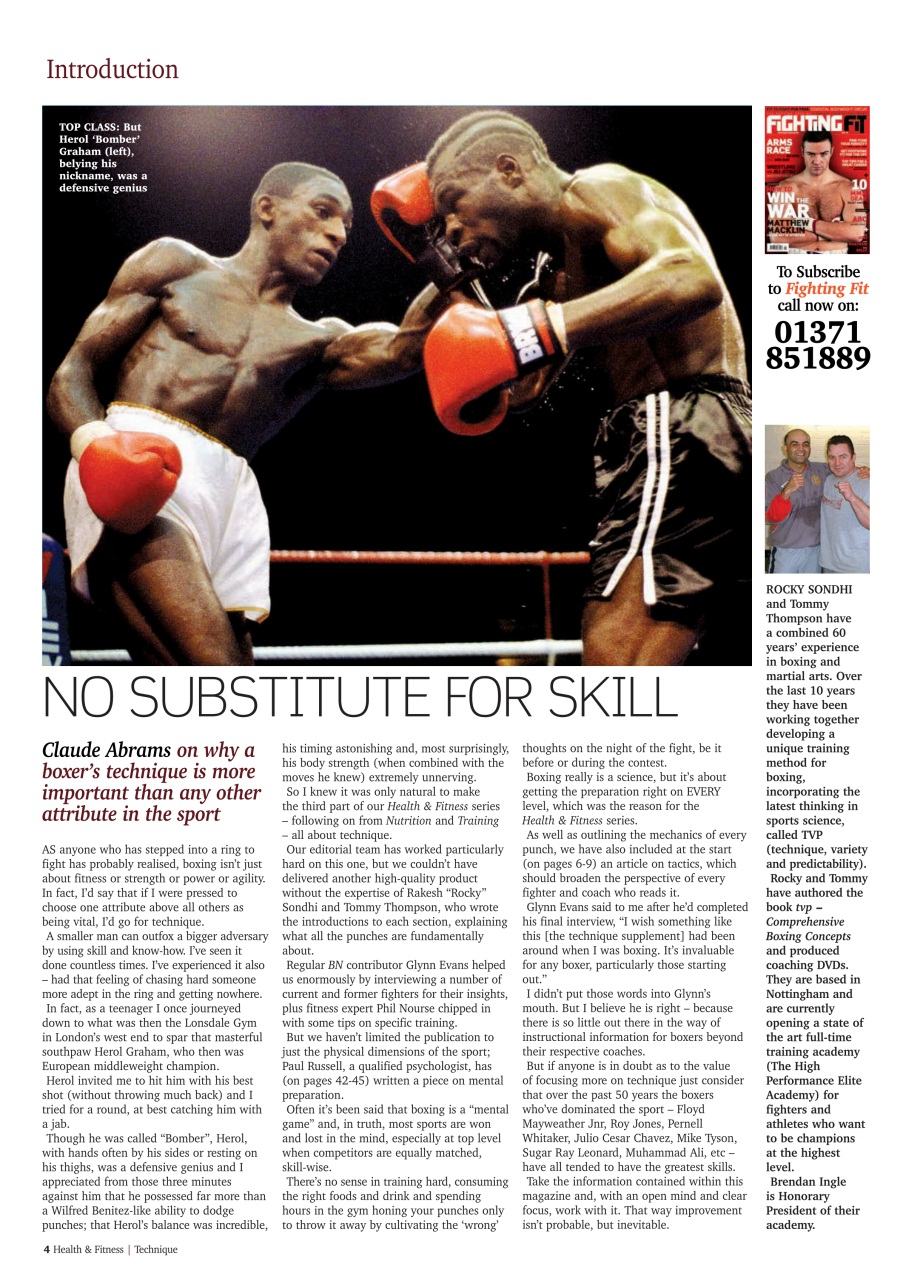 Boxing News Magazine - Fighting Fit - Fighting Fit Techniques 2012 ...