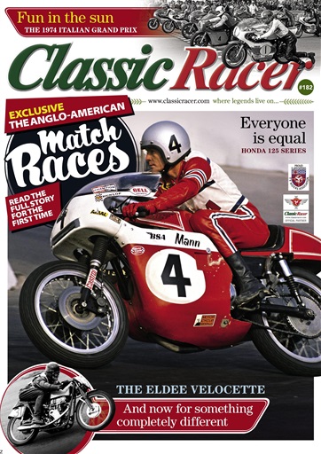 Classic Racer Magazine - November - December 2016 Back Issue