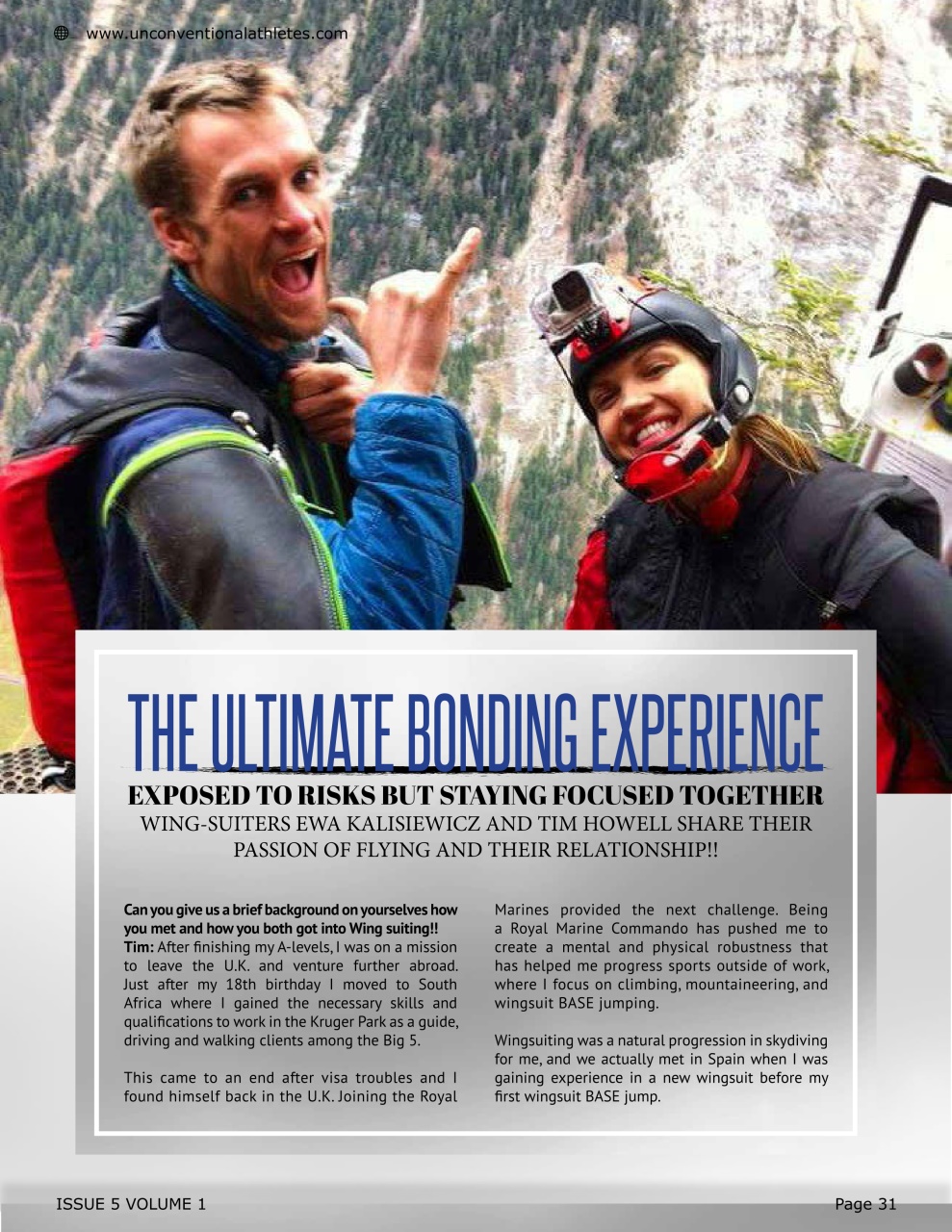 Unconventional Athletes Magazine - Issue 5 Volume 1 Back Issue