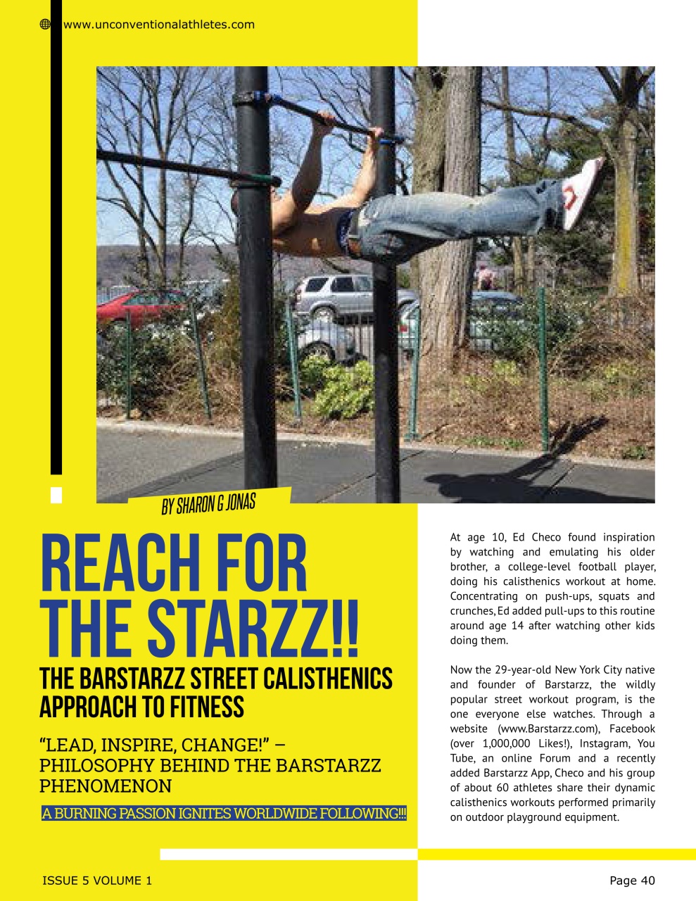 Unconventional Athletes Magazine - Issue 5 Volume 1 Back Issue