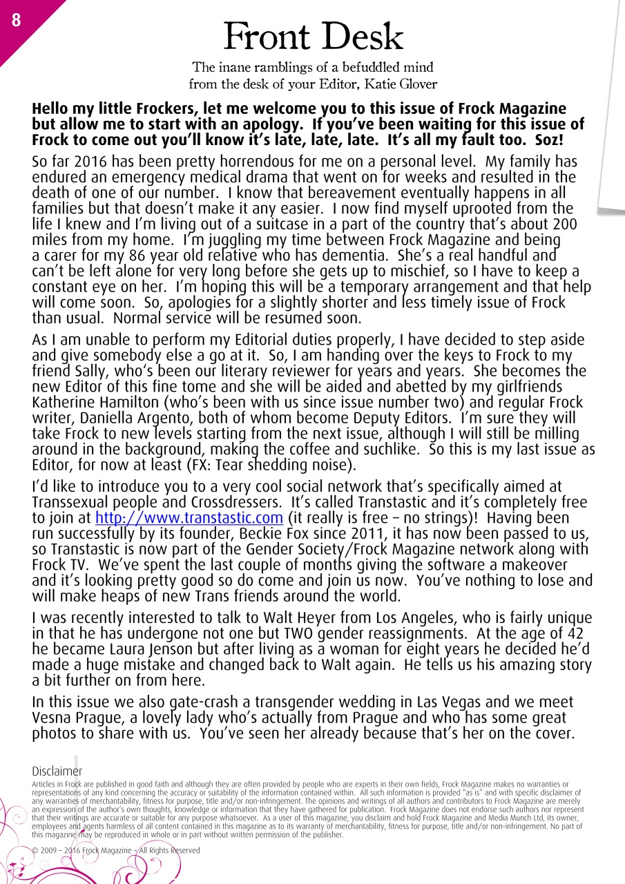 Frock Magazine - Frock Magazine 037 Back Issue