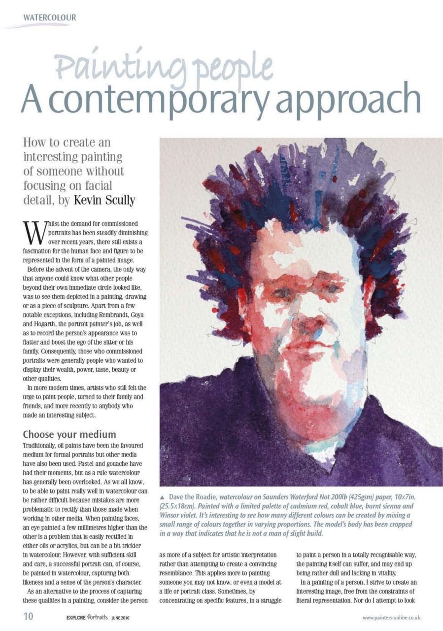 The Artist Magazine - Explore Portraits Special Issue