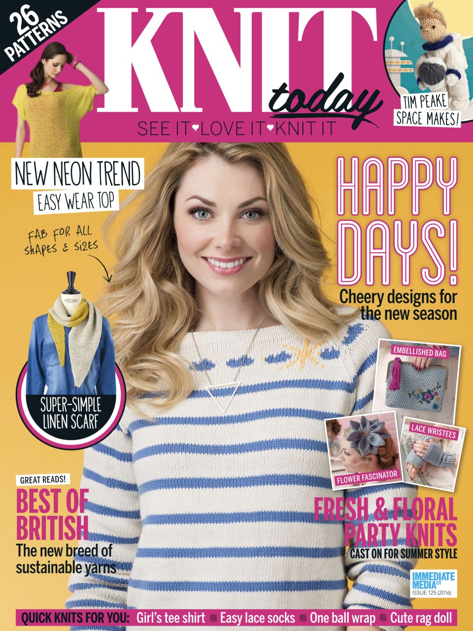 Knit Today Magazine Subscriptions and June 2016 Issue | Pocketmags