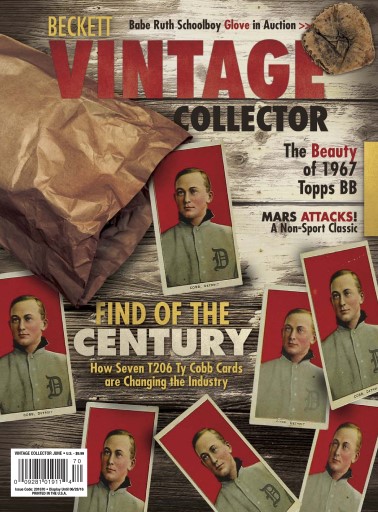 Beckett Vintage Collector Magazine - June 2016 Back Issue