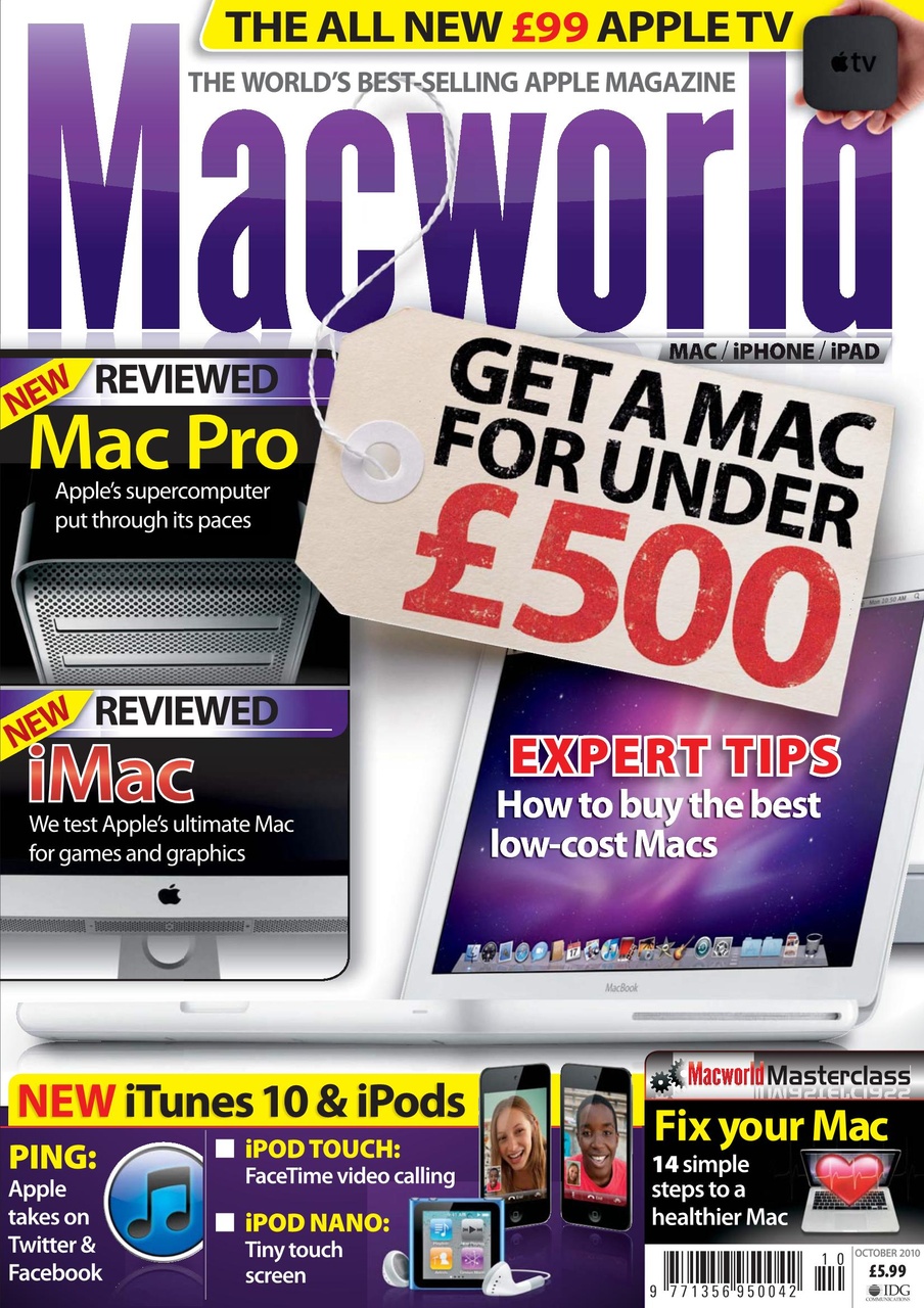 Macworld UK Magazine - : October 2010 Back Issue