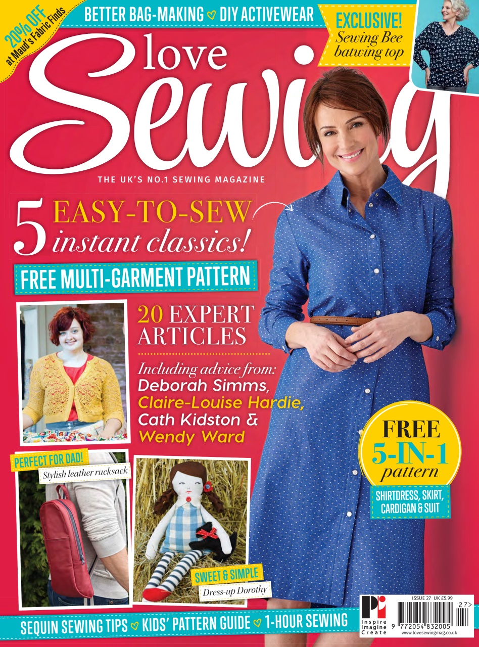 Love Sewing Magazine - 27 Back Issue