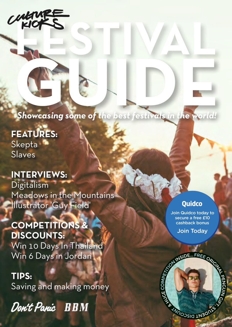 BBM Live Magazine - Culture Kicks Festival Guide Special Issue