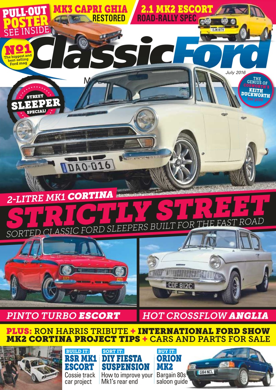 Classic Ford Magazine - No. 239 Strictly Street Back Issue