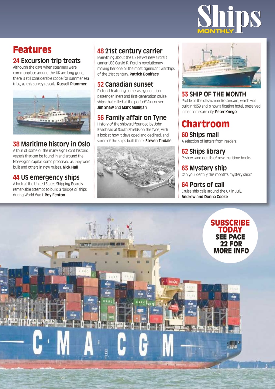 Ships Monthly Magazine - No. 619 New Cruise Ships Back Issue
