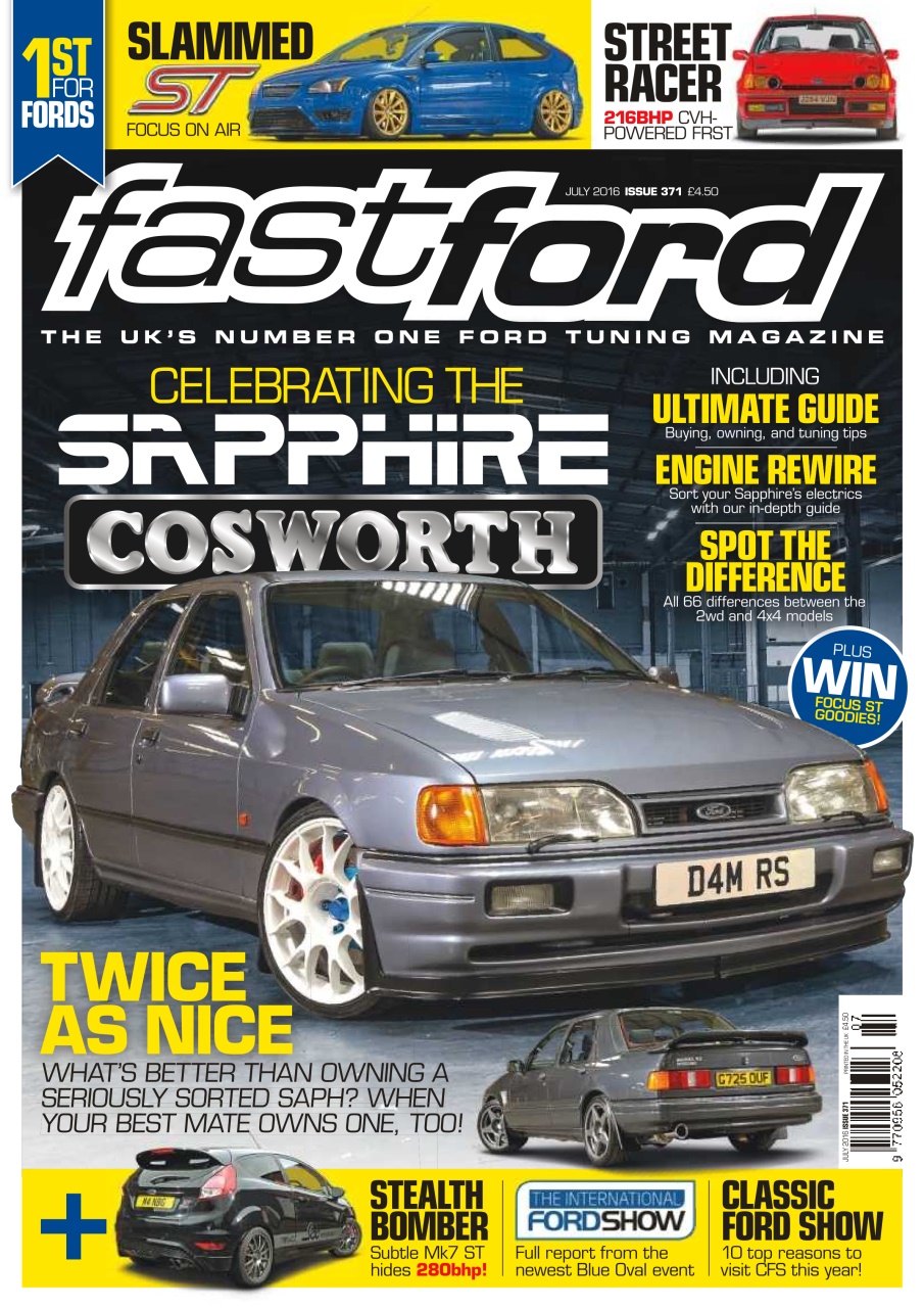 Fast Ford Magazine - No. 371 Sapphire Cosworth Back Issue