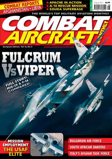 Combat Aircraft Journal Magazine - Vol 12 No 8 Back Issue
