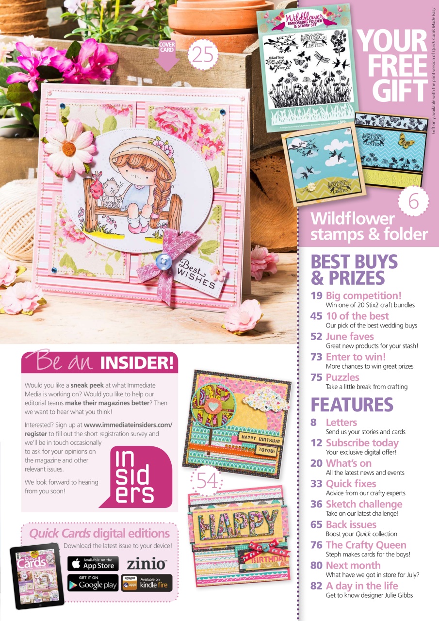 Quick Cards Made Easy Magazine - June 2016 Subscriptions | Pocketmags