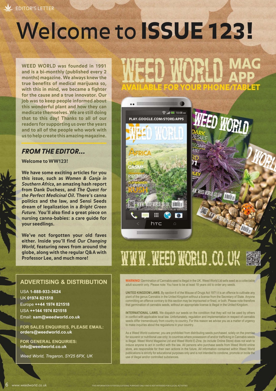 Weed World Magazine - WW 123 Back Issue