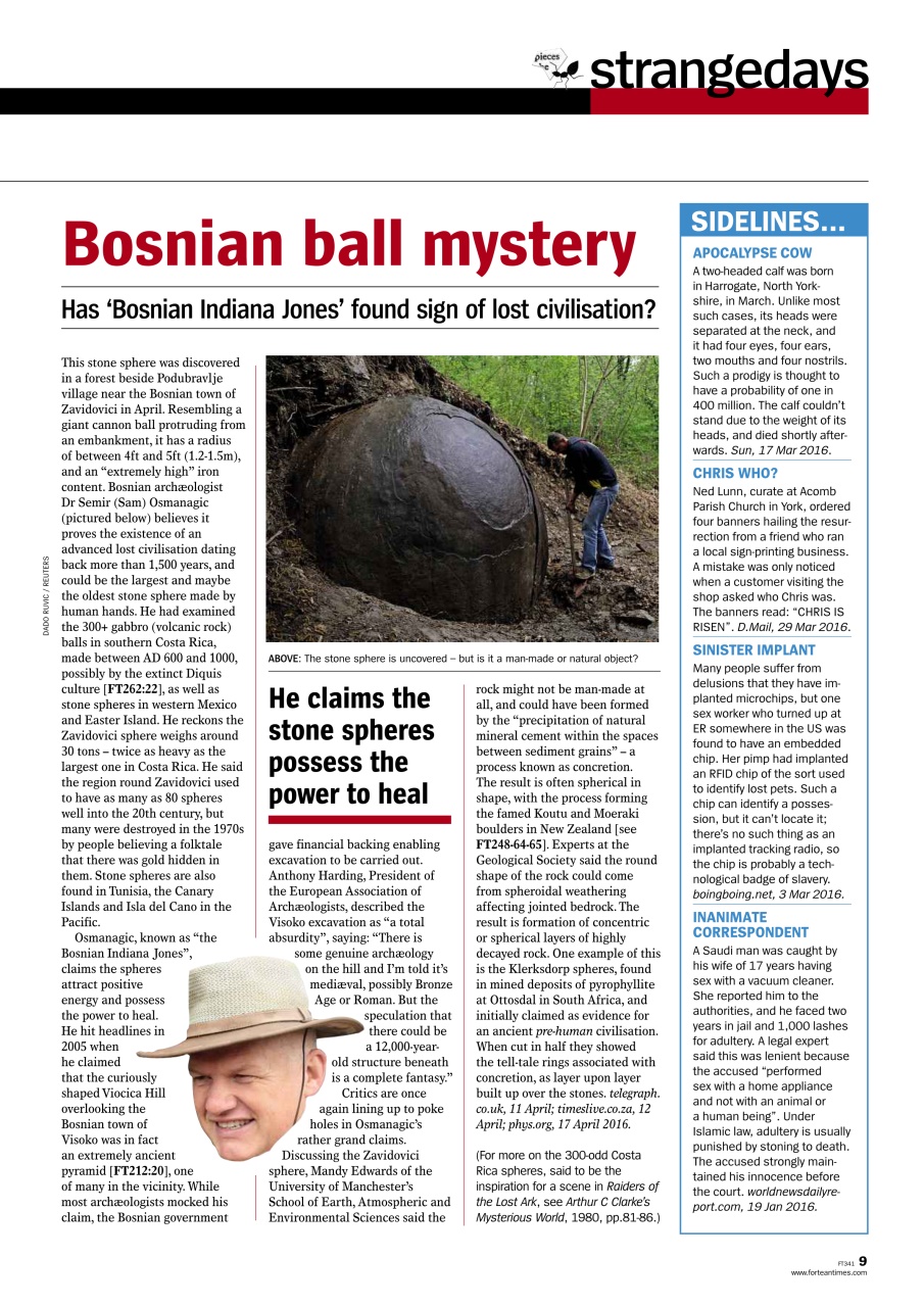Fortean Times Magazine - 341 Back Issue