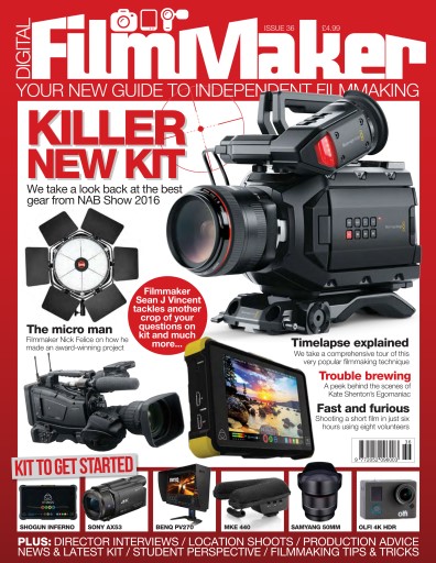 Digital FilmMaker Magazine - dfm issue 36 Back Issue