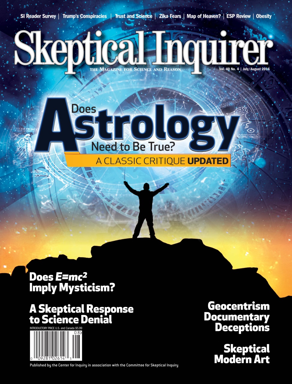 Skeptical Inquirer Magazine - July August 2016 Back Issue