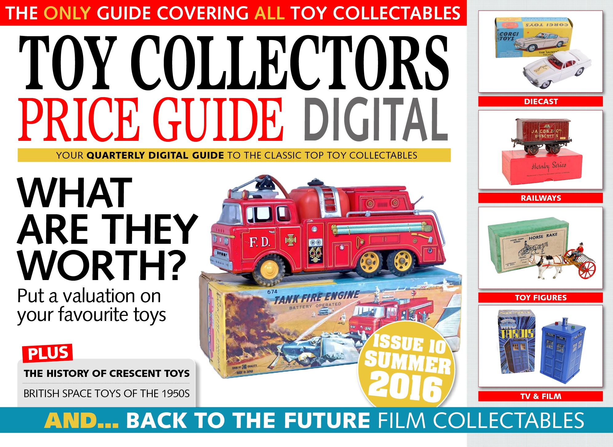 Toy Collectors Price Guide Magazine - Summer 2016 Back Issue