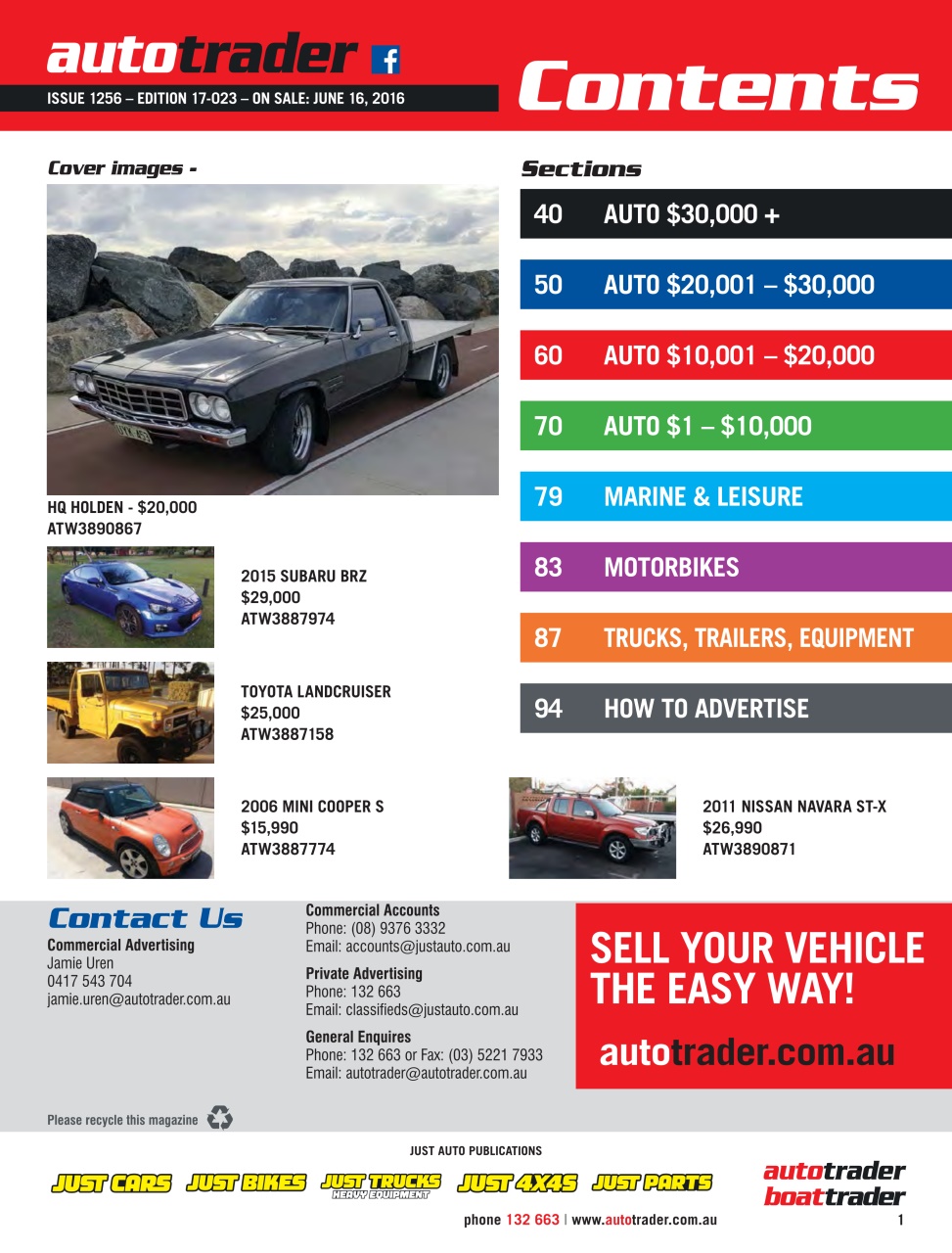 AutoTrader Magazine - 17-023 Back Issue