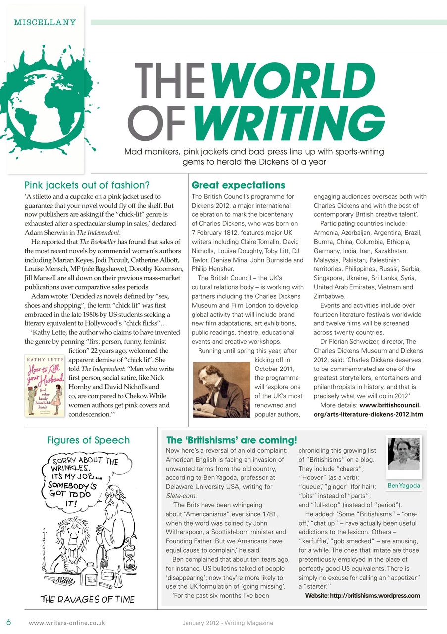 Writing Magazine - January 2012 Back Issue