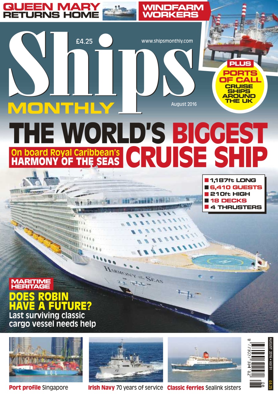 Ships Monthly Magazine - No 620 - The Worlds Biggest Cruise Ships Back ...