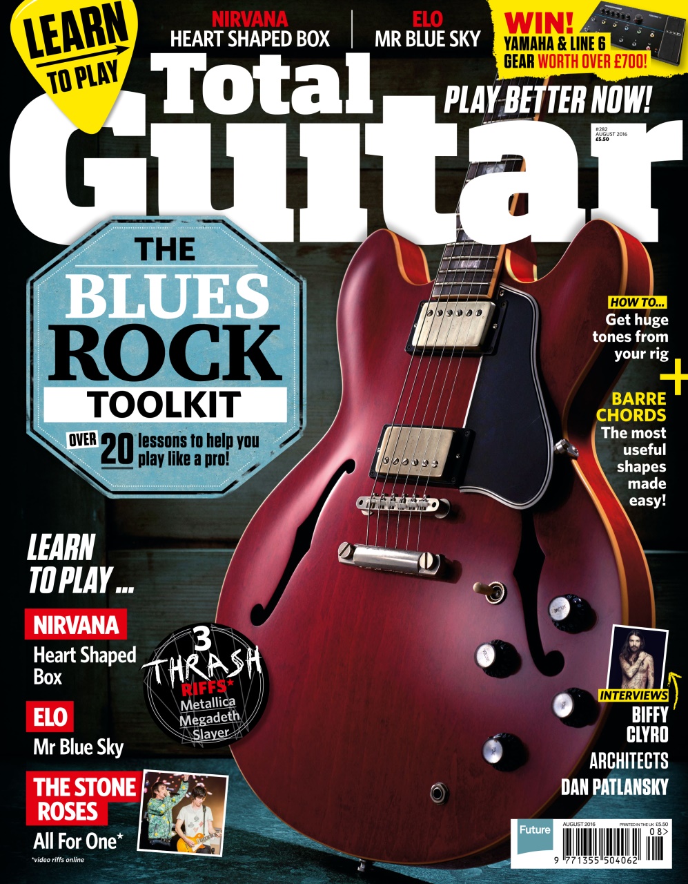 Total Guitar Magazine - August 2016 Back Issue