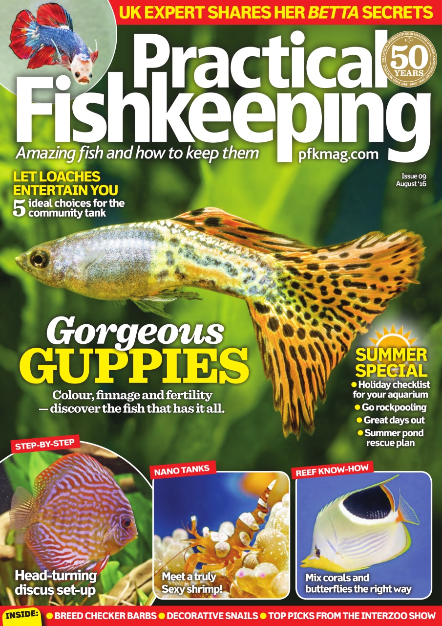 Practical Fishkeeping Magazine - August 2016 Back Issue